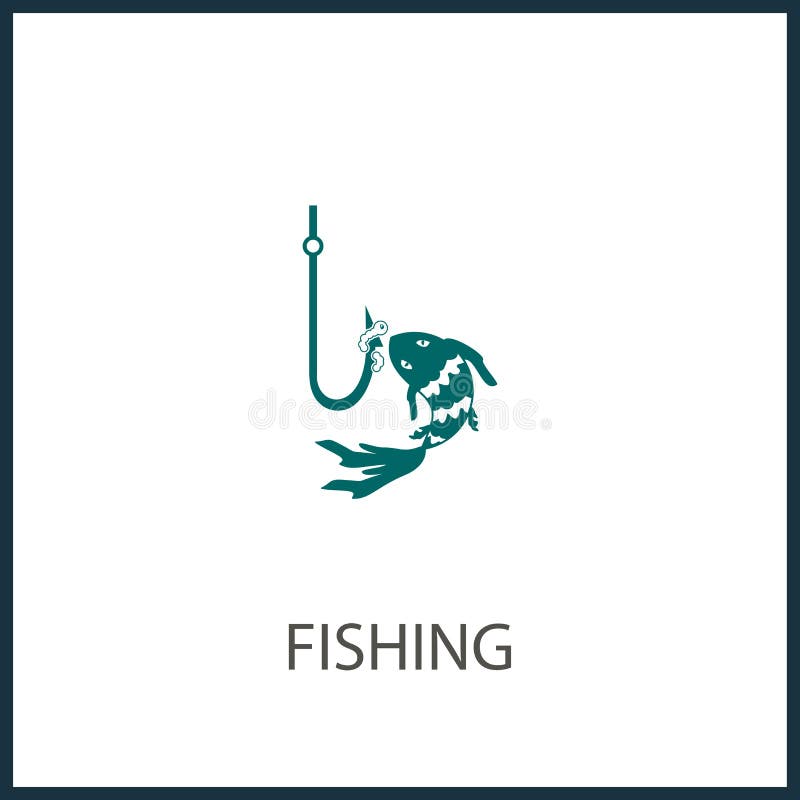 Fishing Vector Icon Fishing Hook Simple Icon Stock Illustration ... Fishing Vector Icon Fishing Hook Simple Icon Stock Illustration ...