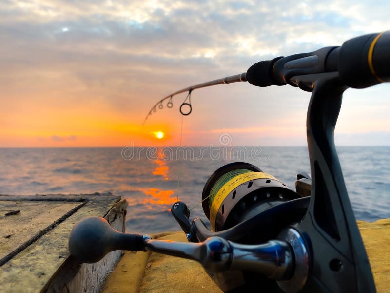 Fishing stock image. Image of fish, good, fishing, strike - 201341453