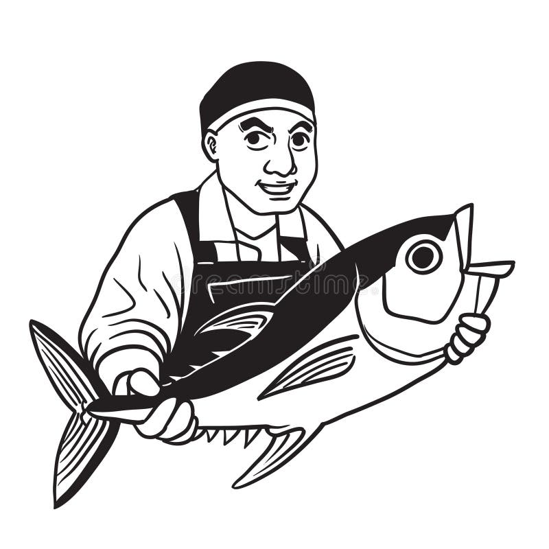 Fishmonger Stock Illustrations – 399 Fishmonger Stock Illustrations ...