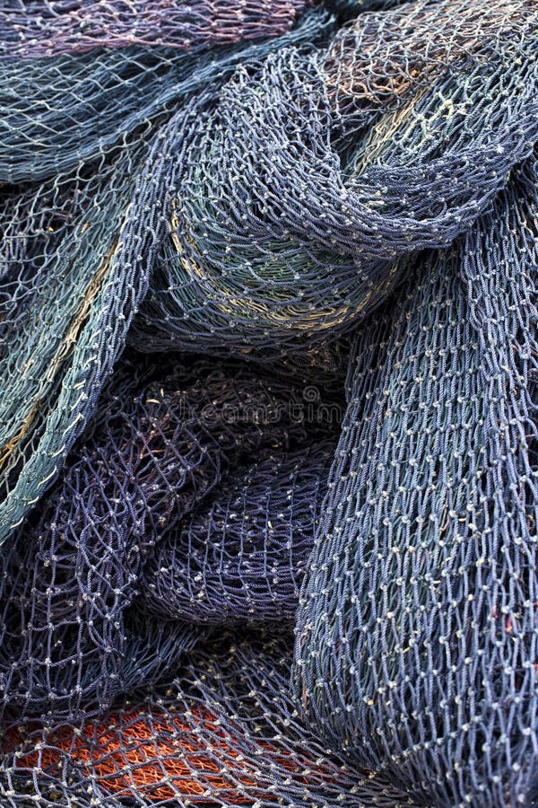 Fishnet and Fishing Lines stock photo. Image of catch - 91175838