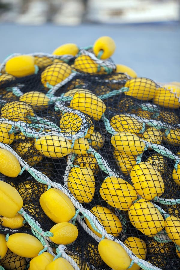 Fishnet and Fishing Lines stock photo. Image of mesh - 91176768