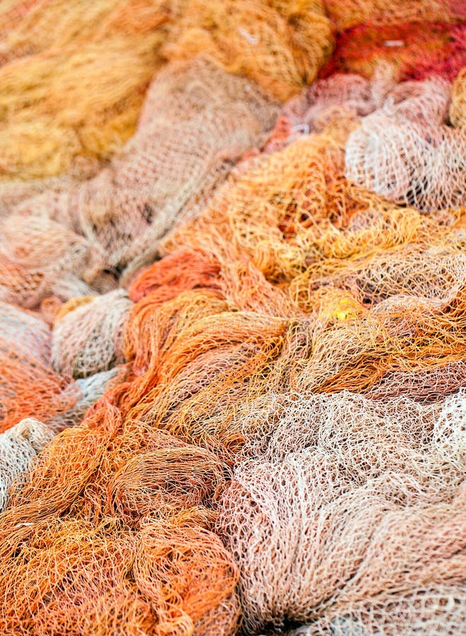 Fishnet and Fishing Lines stock image. Image of decor - 91177359