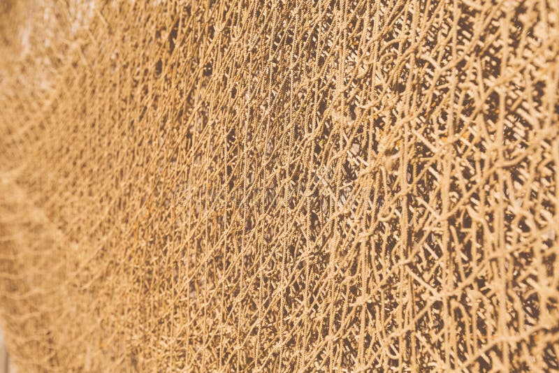 Fishnet stock photo. Image of horizontal, brown, fishnet - 55939986