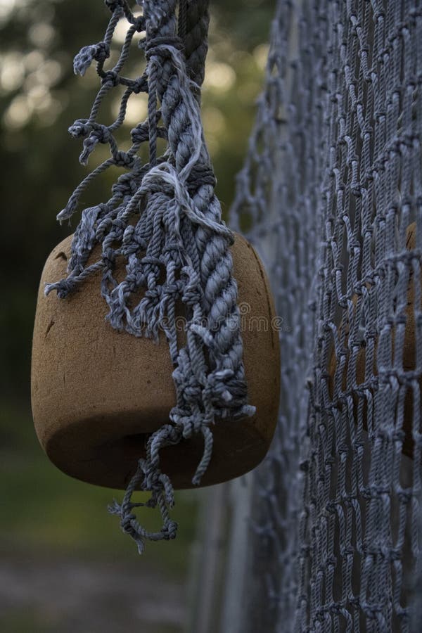 Fishnet Float stock image. Image of wooded, hanging - 256439161