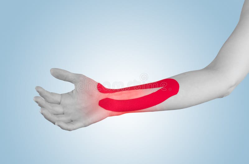 Fisioterapia Per Dolore, I Dolori E La Tensione Del Polso Fotografia ...