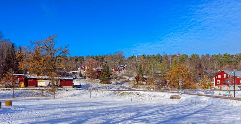 Fiskars Village in Raseborg, Finland Stock Image - Image of historic ...