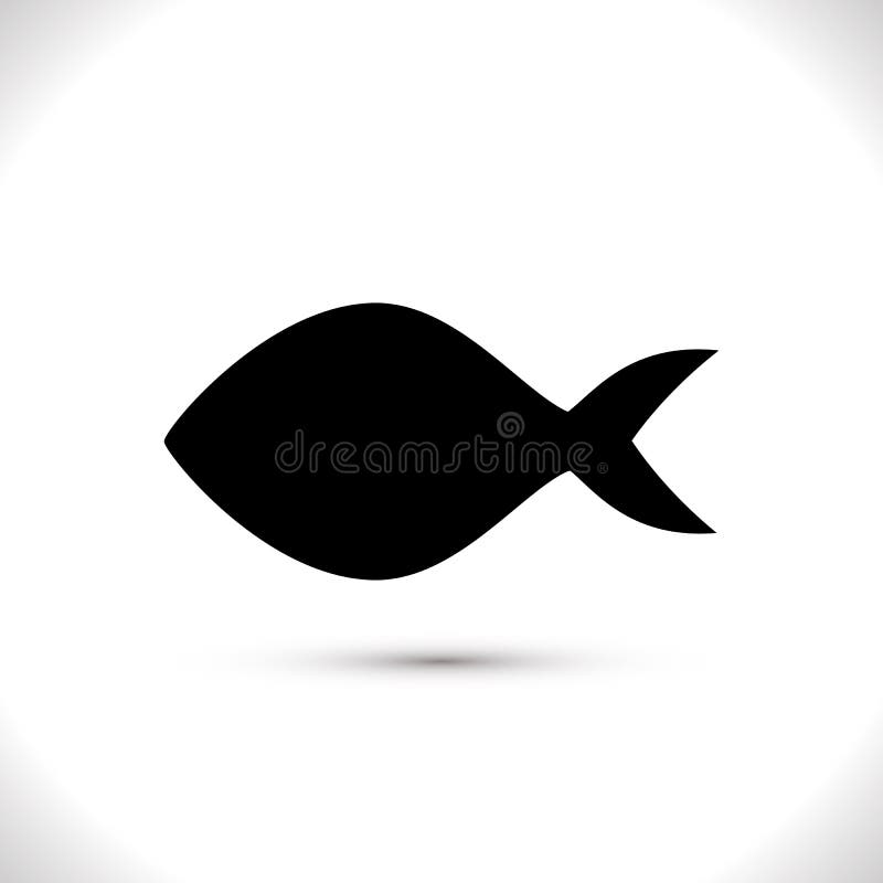 Fiskvektorikon vektor illustrationer. Illustration av isolerat - 93743692