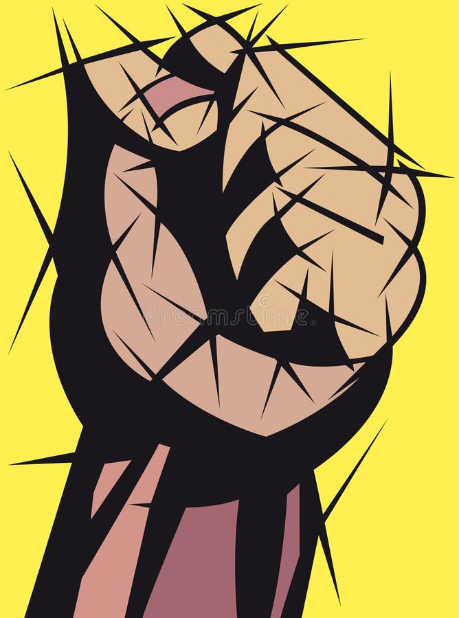 Fist stock vector. Illustration of human, individuality - 25341933