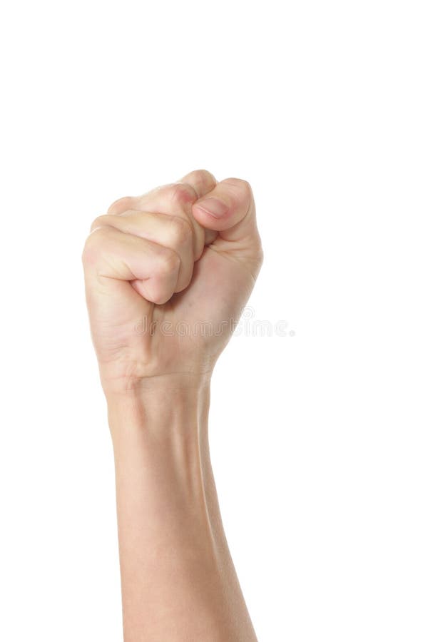 Fist stock image. Image of clenched, raised, body, ambition - 1154745