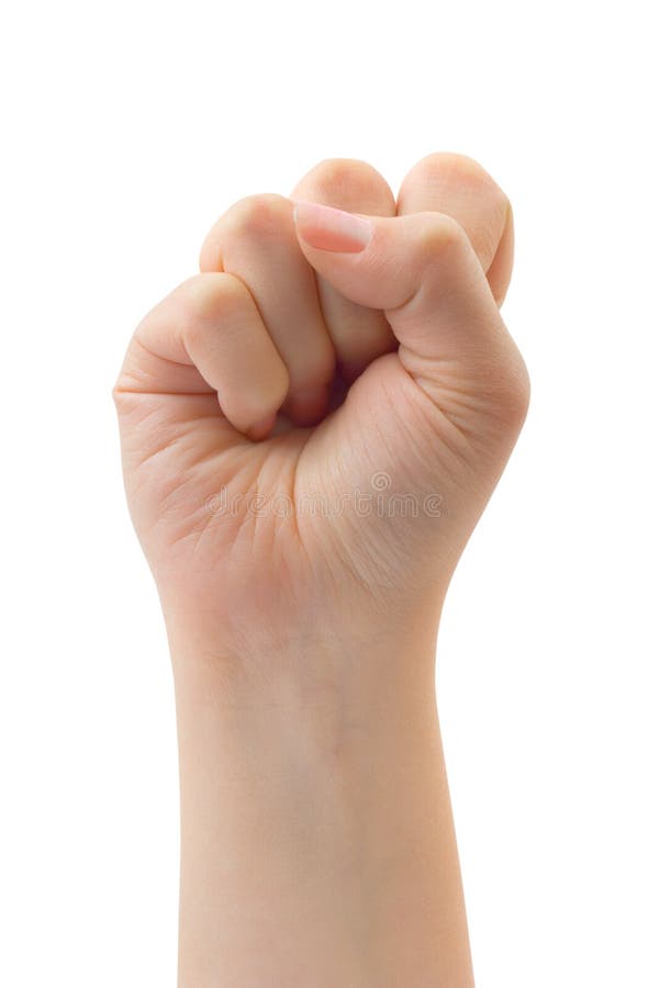 Raised up clenched fist stock image. Image of protest - 20159169
