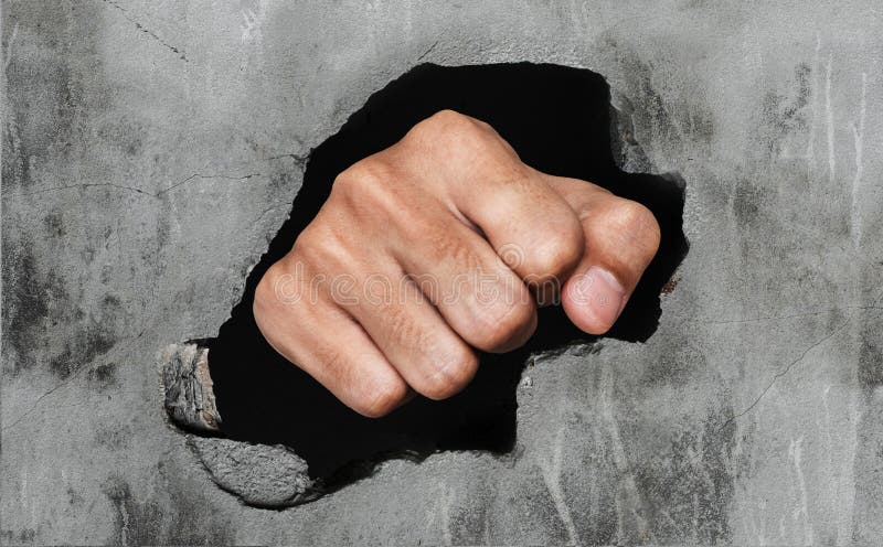 193 Fist Breaking Wall Stock Photos - Free & Royalty-Free Stock Photos ...