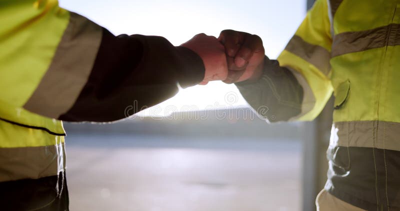 Fist Bump, Architects or Construction Workers Agree for Partnership ...