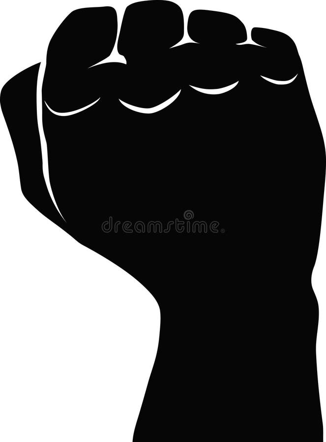 Fist stock vector. Illustration of isolated, strike - 272805220