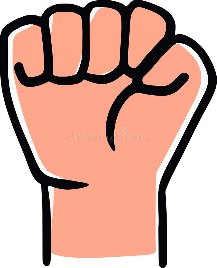 Fist Gesture Symbolizing Strength and Unity Stock Image - Image of ...