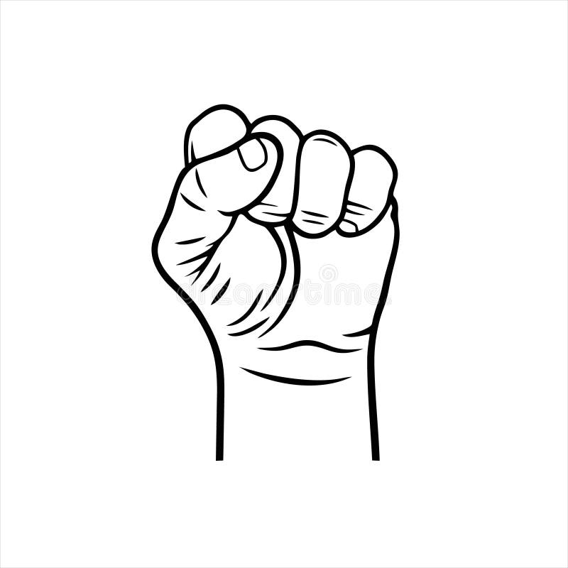 Fist Icon Isolated on White Background. Fist Icon in Trendy Design ...