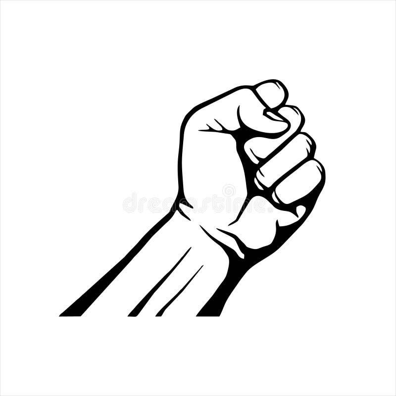 Fist Icon Isolated on White Background. Fist Icon in Trendy Design ...