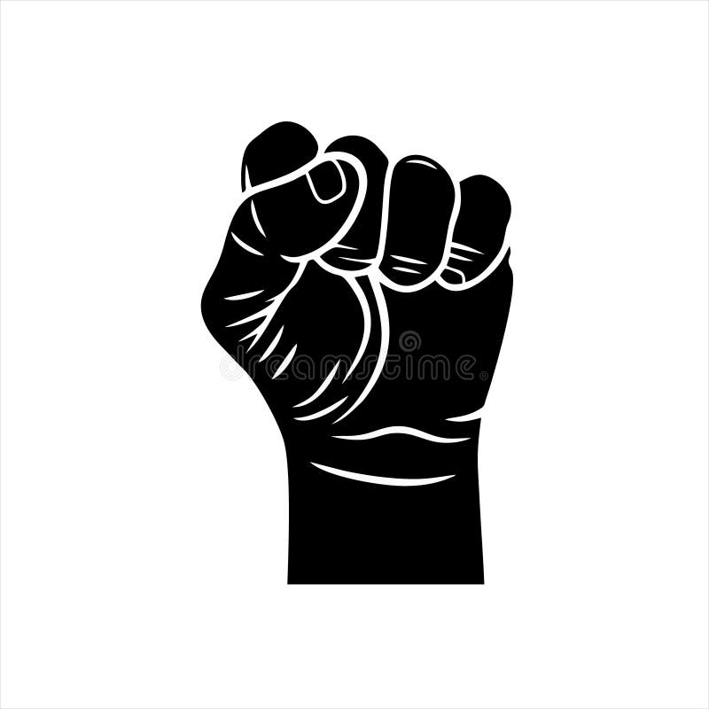 Fist Icon Isolated on White Background. Fist Icon in Trendy Design ...