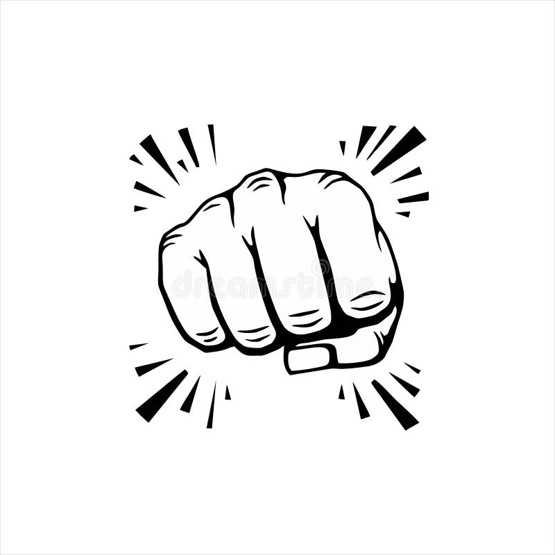 Fist Icon Isolated on White Background. Fist Icon in Trendy Design ...