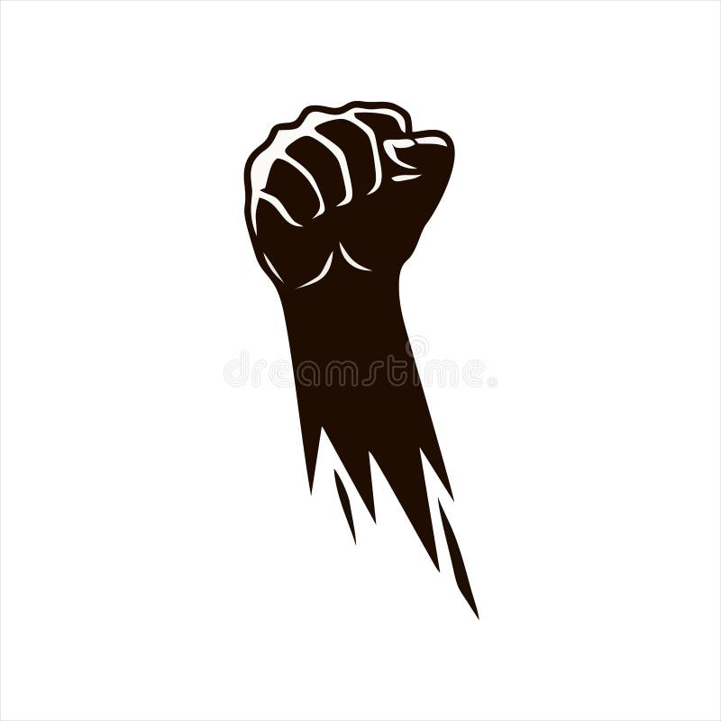Fist Icon Isolated on White Background. Fist Icon in Trendy Design ...