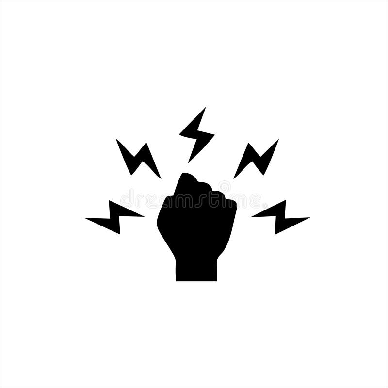 Fist Icon Isolated on White Background. Fist Icon in Trendy Design ...