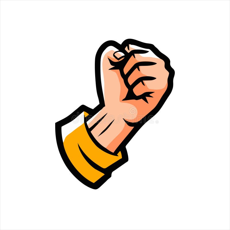 Fist Icon Isolated on White Background. Fist Icon in Trendy Design ...
