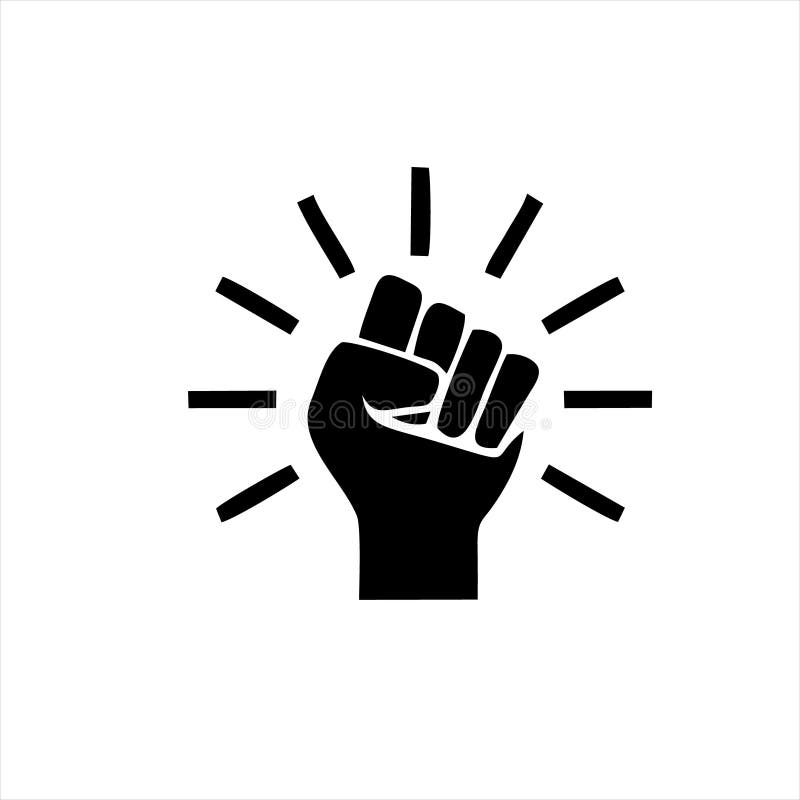 Fist Icon Isolated on White Background. Fist Icon in Trendy Design ...