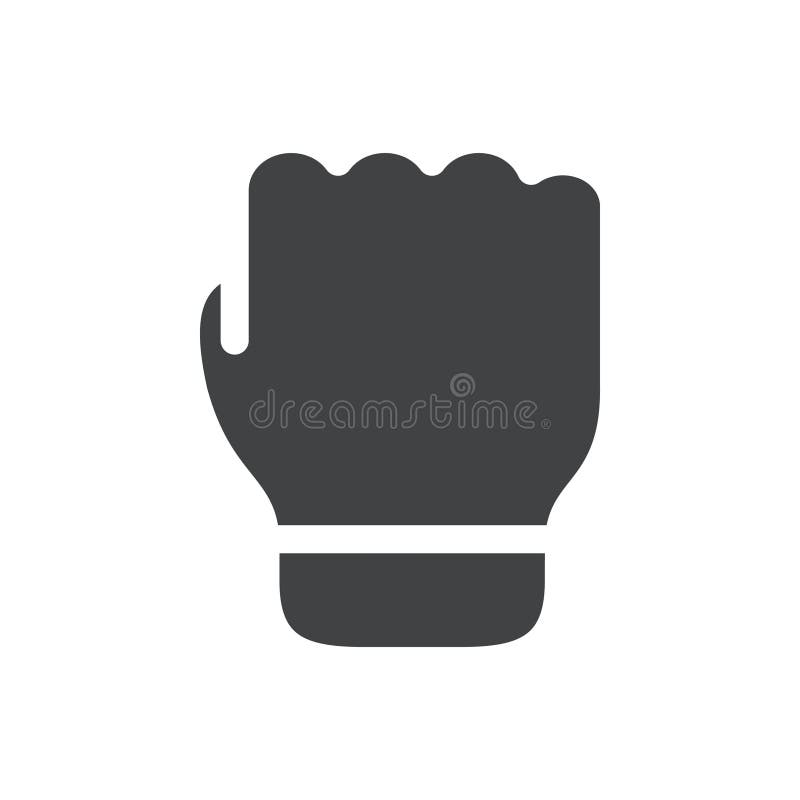 Fist Icon Simple Vector Symbol Stock Vector - Illustration of symbol ...