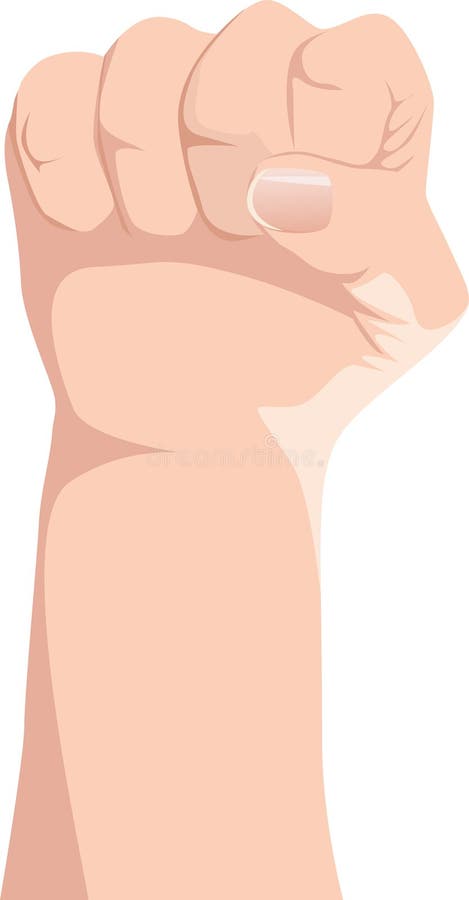 Fist illustration stock vector. Illustration of skin - 28747673