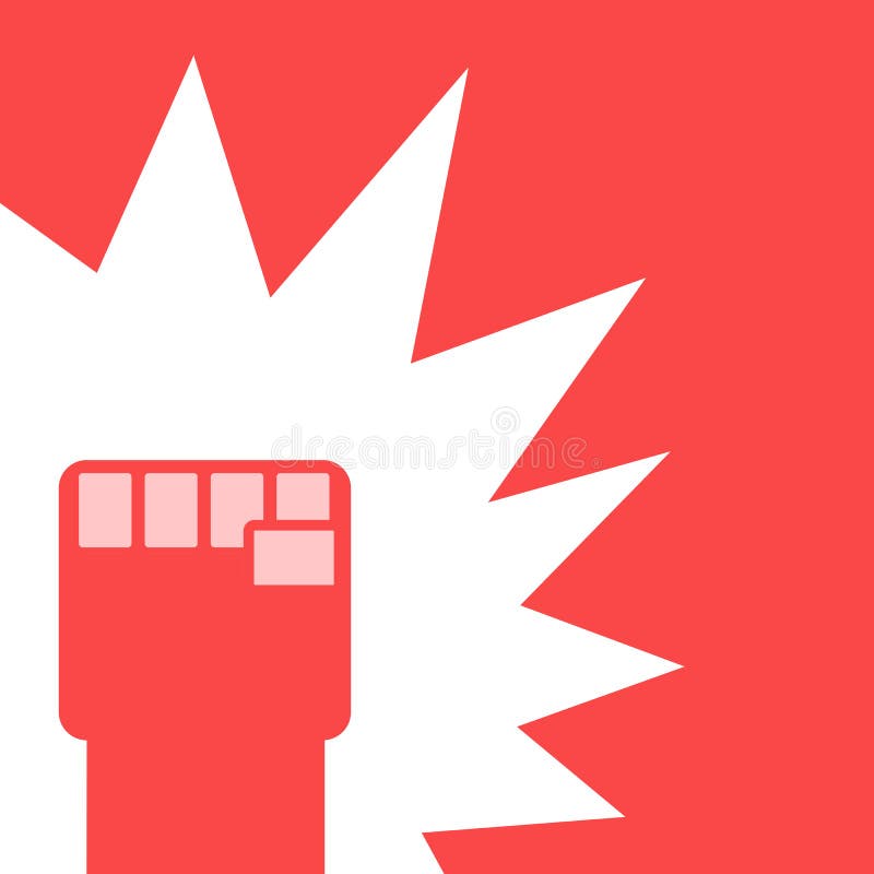 Fist Logo vector template stock vector. Illustration of background ...