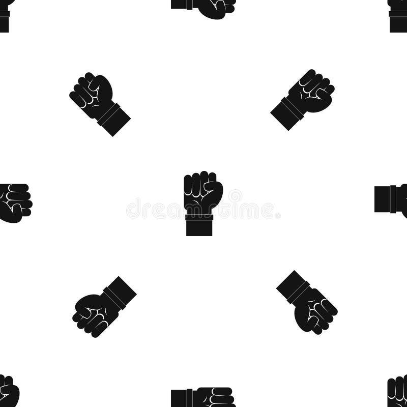 Black Fist Pattern Stock Illustrations – 1,049 Black Fist Pattern Stock ...