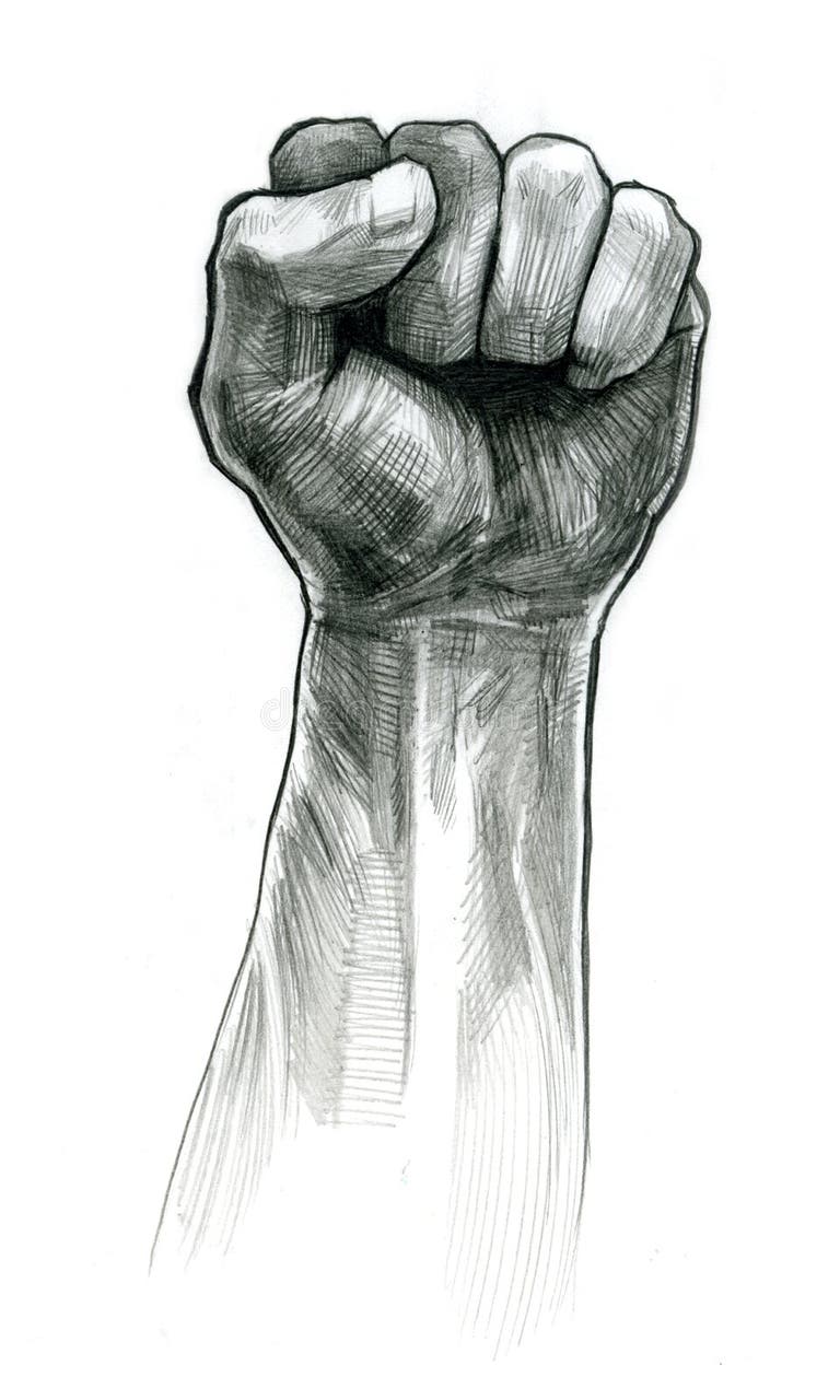 Closed Fist Drawing Stock Illustrations – 74 Closed Fist Drawing Stock ...