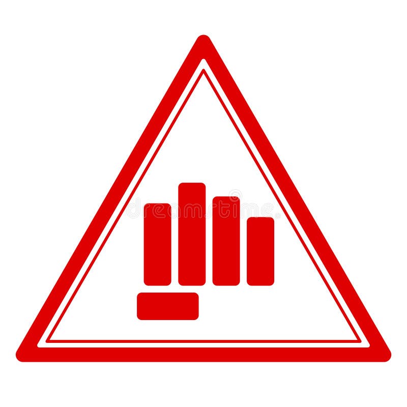 Danger Do Not Knock Symbol Sign ,Vector Illustration, Isolate on White ...