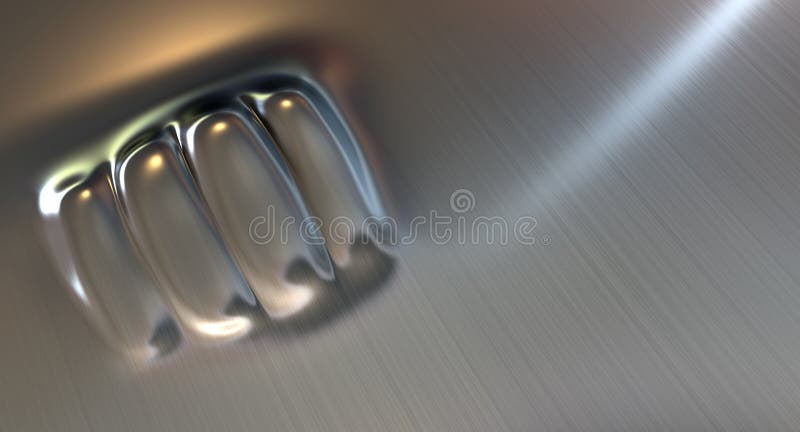 Punched metal stock photo. Image of sign, aluminum, brushed - 2353986