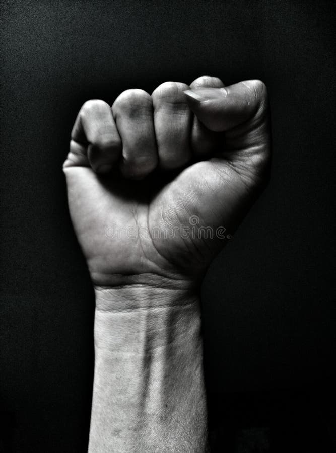 Fist stock photo. Image of hand, fist, army, boxing, blackwhite - 52862994