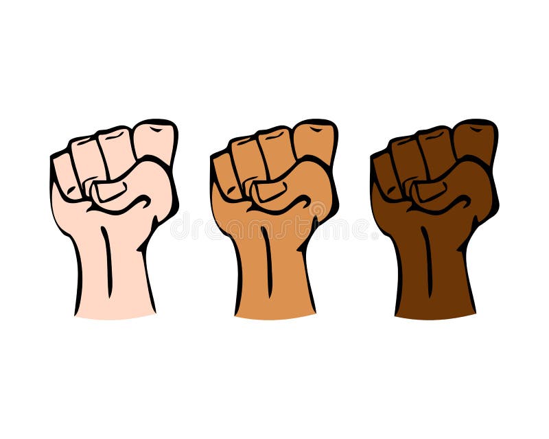 Fist Symbol Vector stock vector. Illustration of fingers - 198359191