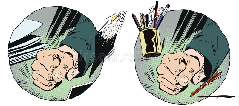 Fist Hit Table Stock Illustrations – 27 Fist Hit Table Stock ...