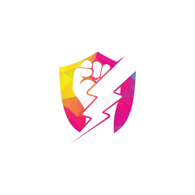 Fist Hand Electric Power Logo Design Stock Illustrations – 142 Fist ...