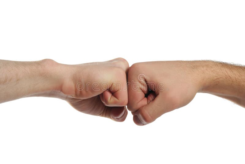Two fists punching stock image. Image of gesture, competition - 12840435