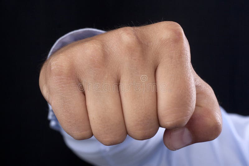 Fist in your face stock image. Image of arguing, isolated - 33610111