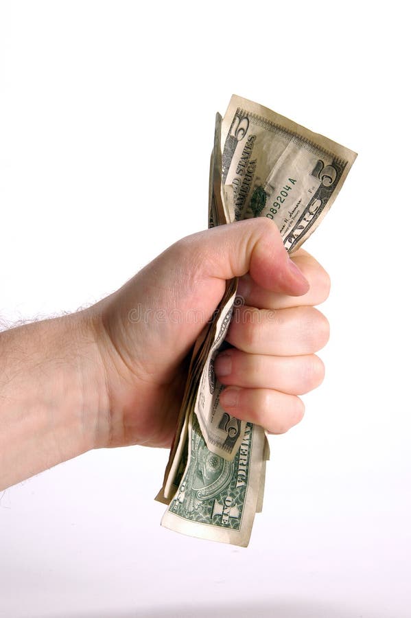 Fistful of dollars stock image. Image of isolated, notes - 106765