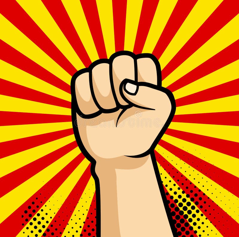 Fisticuff Comic Book Pop Art, Vector Illustration. Stock Vector ...