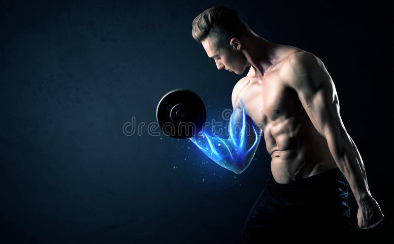 Blue Muscle Car stock image. Image of speed, dragster - 13213923