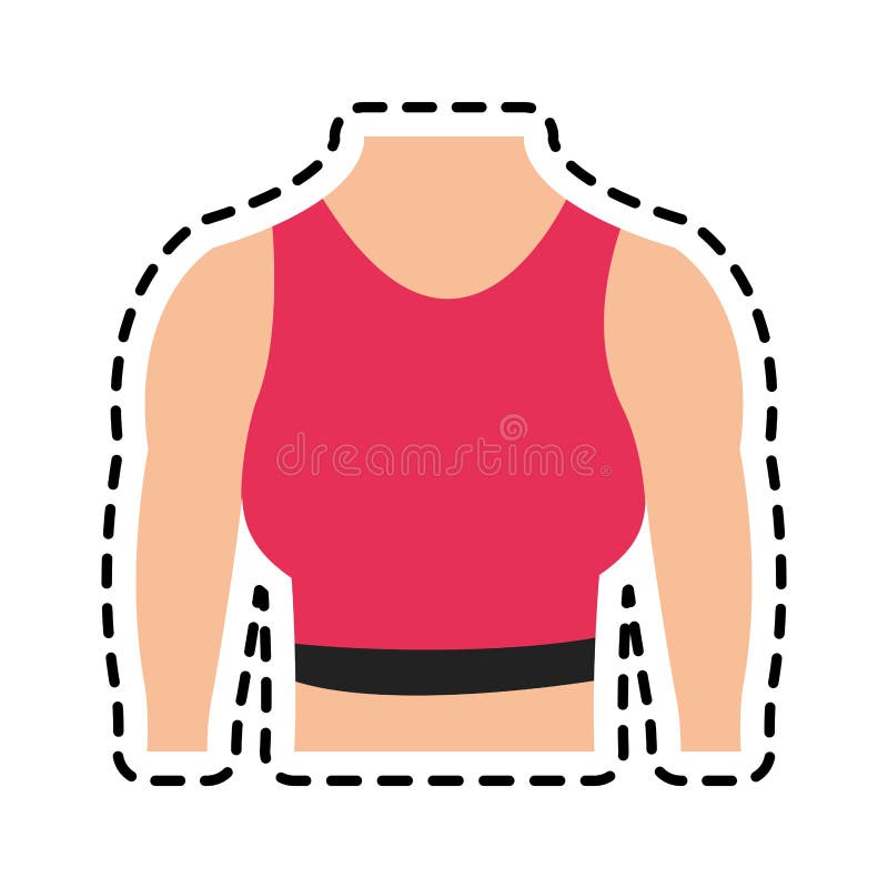 Female Torso Fit Body Icon Image Stock Illustration - Illustration of ...
