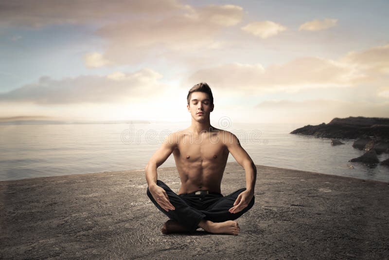 Fit boy stock image. Image of body, muscular, hill, young - 71283169