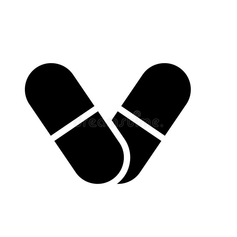 Pill icon stock vector. Illustration of pain, treatment - 250211642