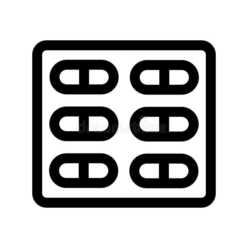 Pill icon stock vector. Illustration of health, aspirin - 250211714