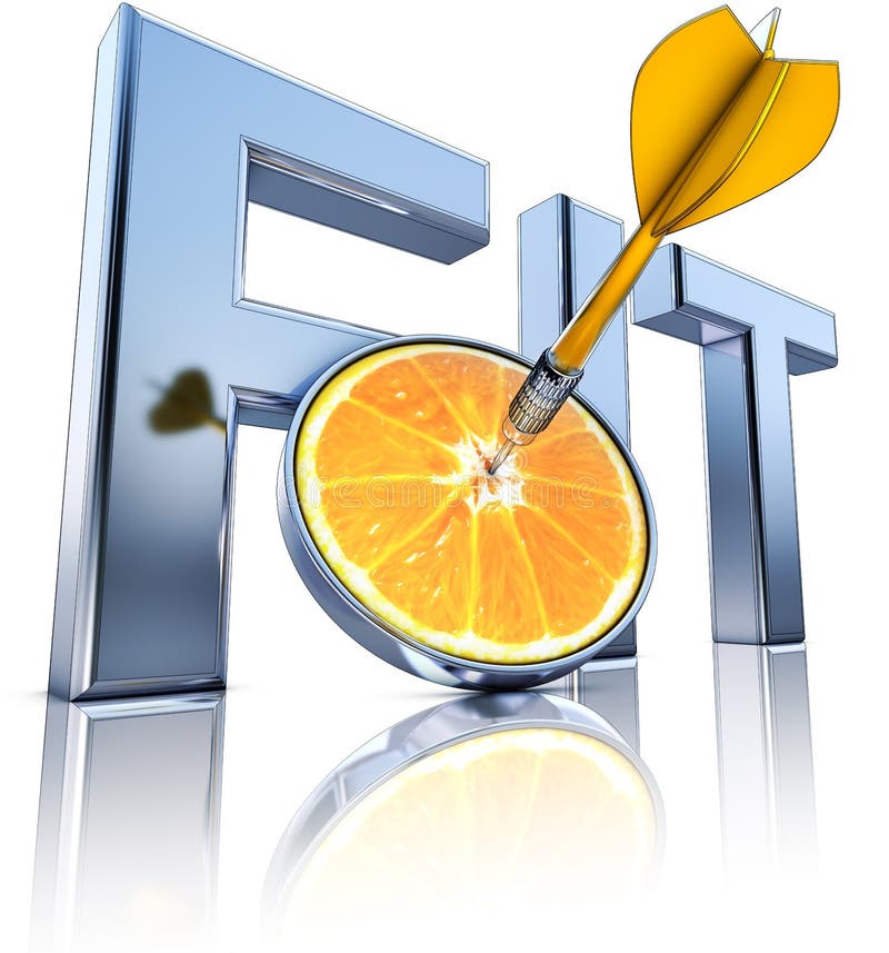 Fit icon stock illustration. Illustration of steel, losing - 32381329