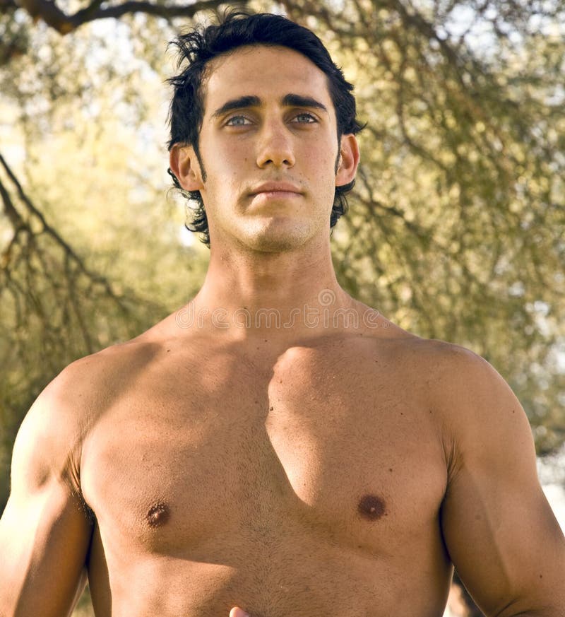 Fit male model stock image. Image of muscle, builder, abdomen - 4232245