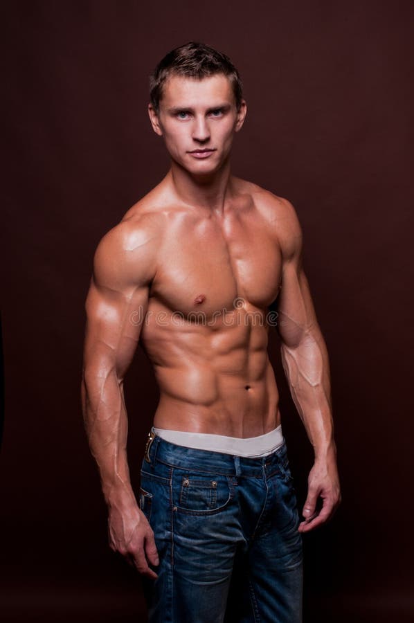 Fit male model stock image. Image of strength, healthy - 78065063
