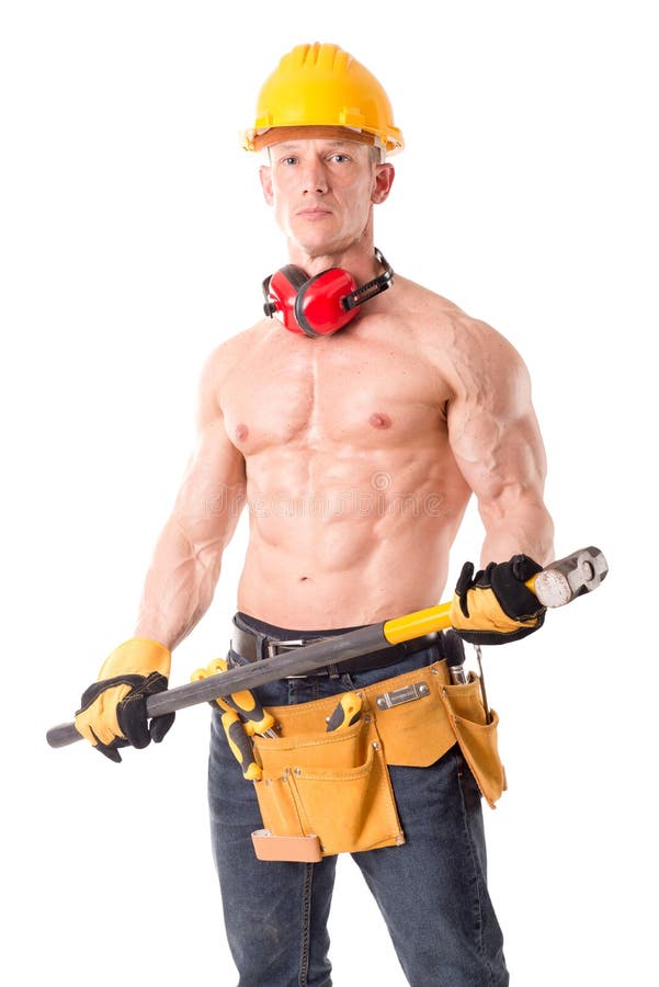 Fit muscular man posing stock photo. Image of people - 95095864
